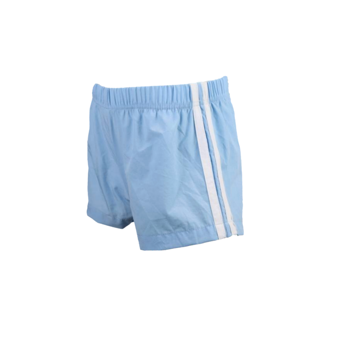 Light Blue Stripe Sweat Short – East West Girl