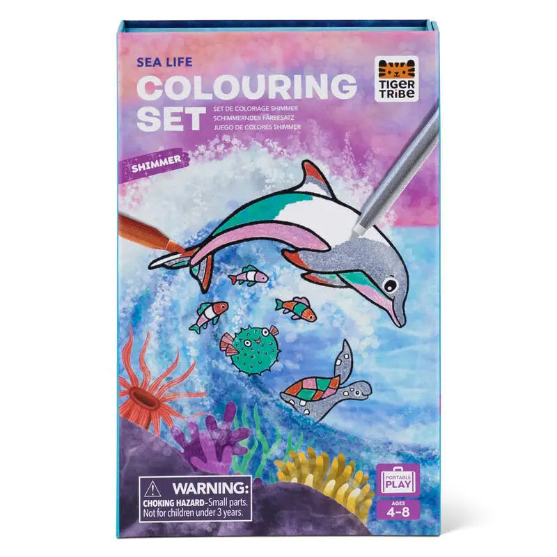 Shimmer Coloring Set - Sea Life – East West Girl