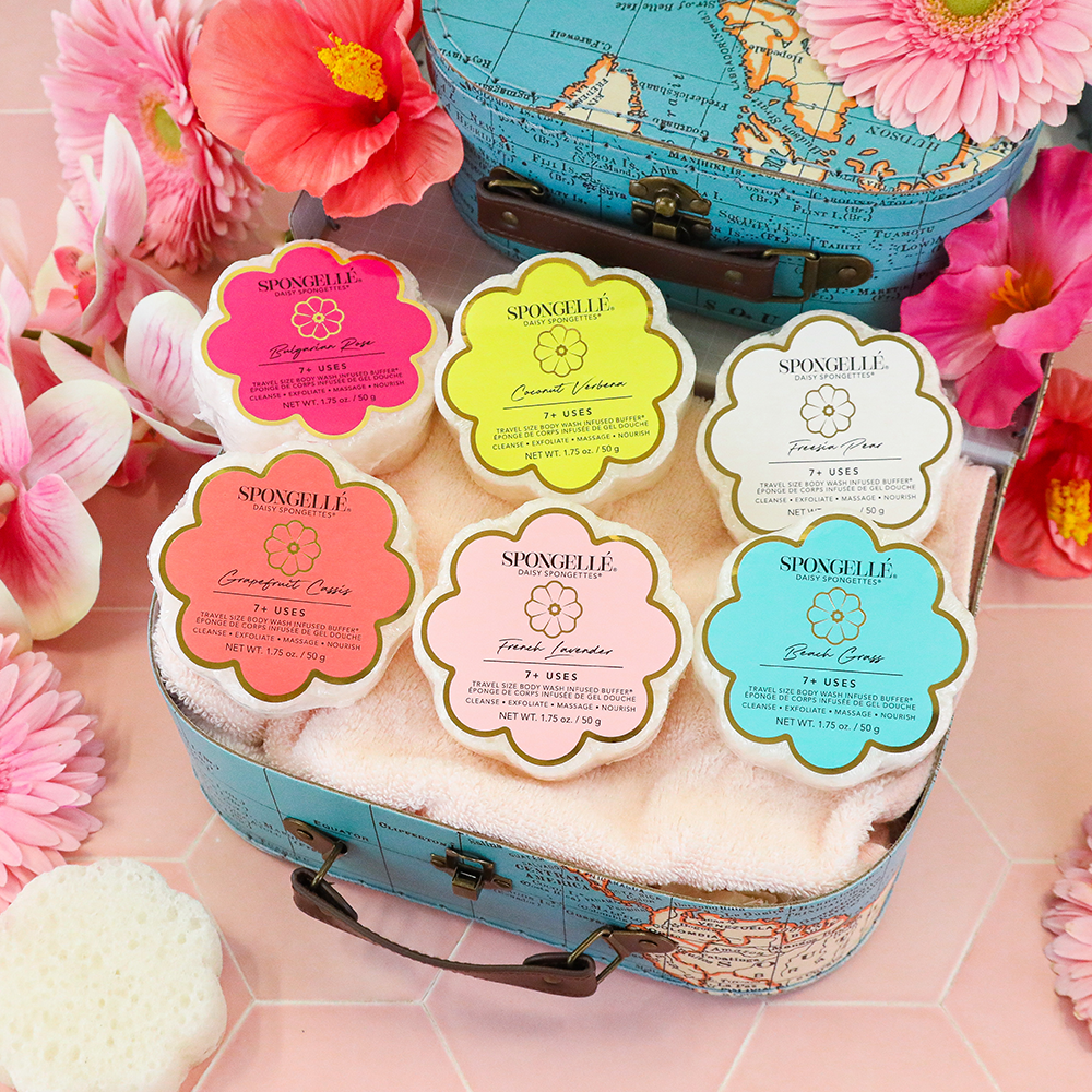 Daisy Spongette Body Wash Buffer – East West Girl